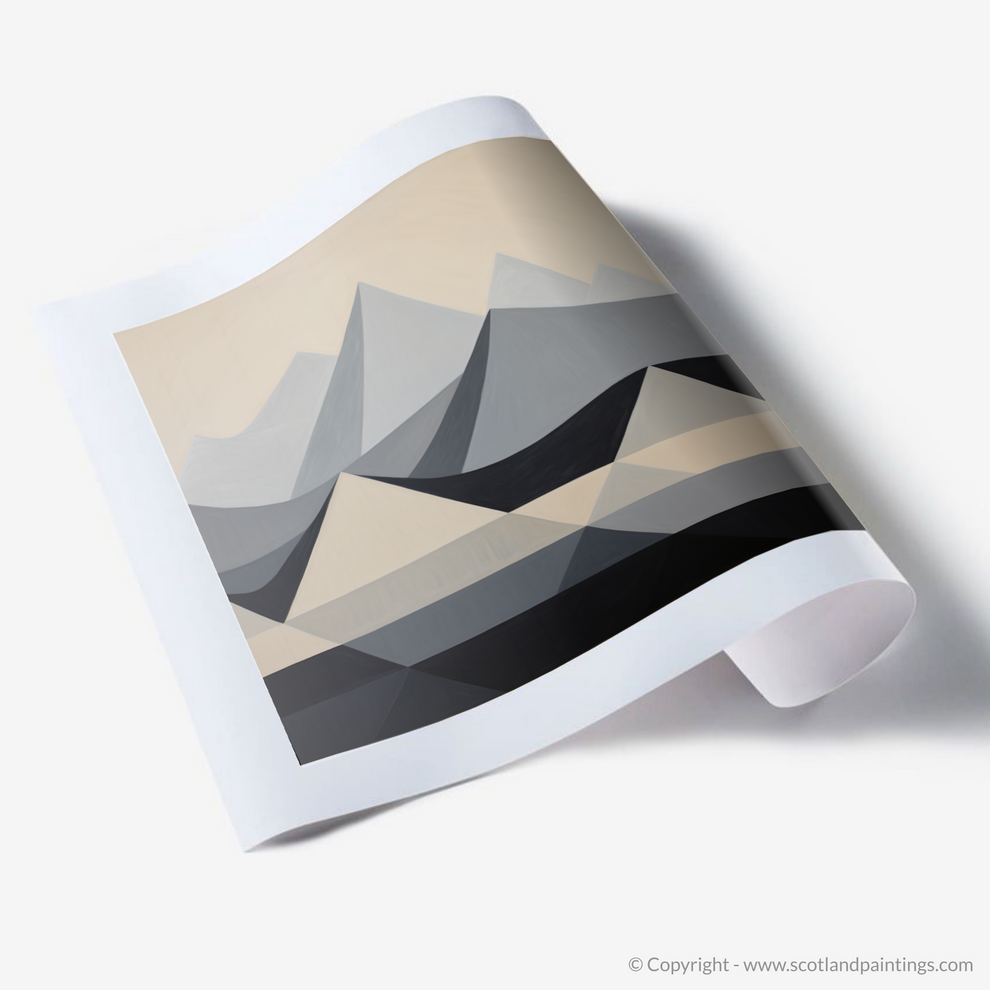 Painting and Art Print of Càrn Gorm entitled "Càrn Gorm Abstract Majes ...