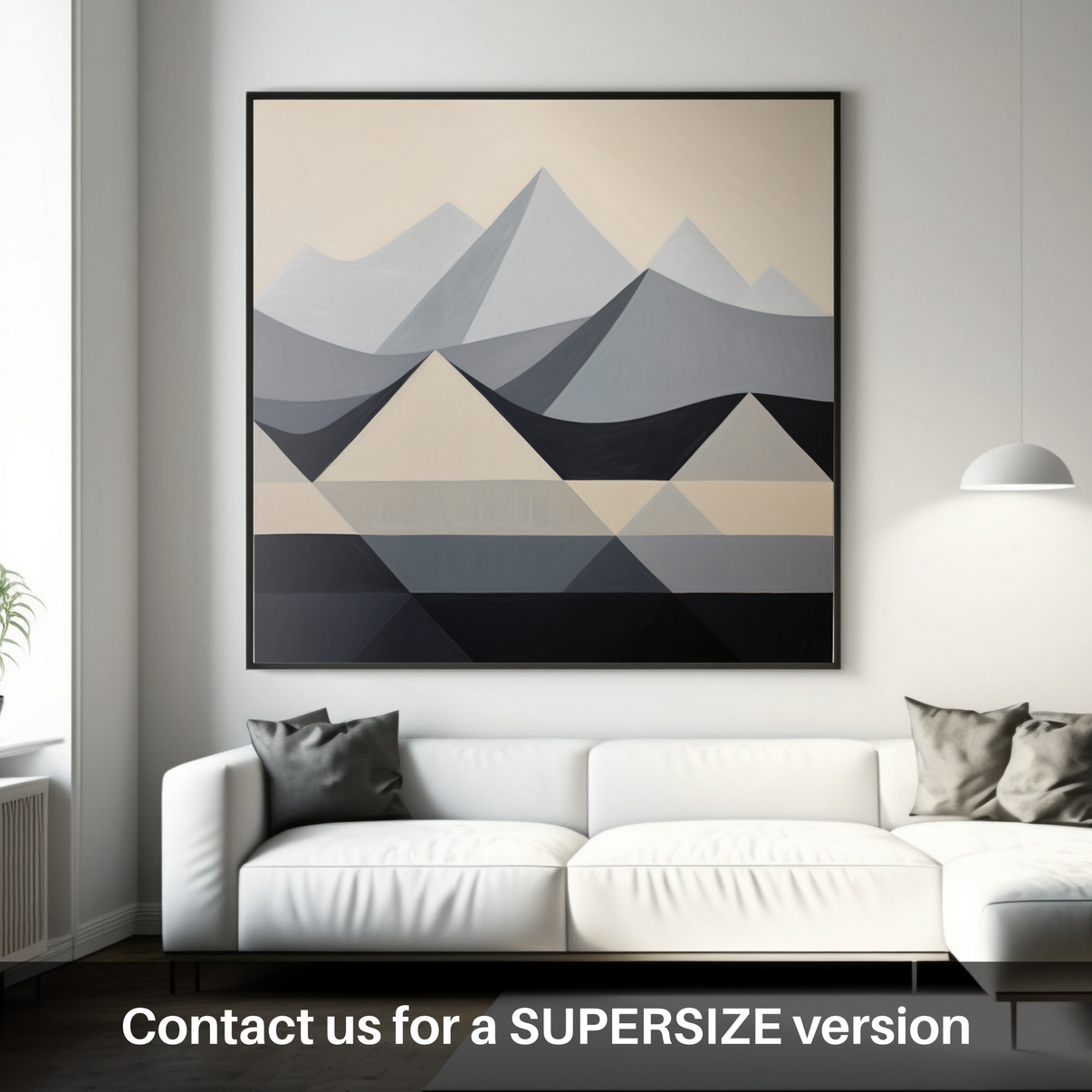 Painting and Art Print of Càrn Gorm entitled "Càrn Gorm Abstract Majes ...