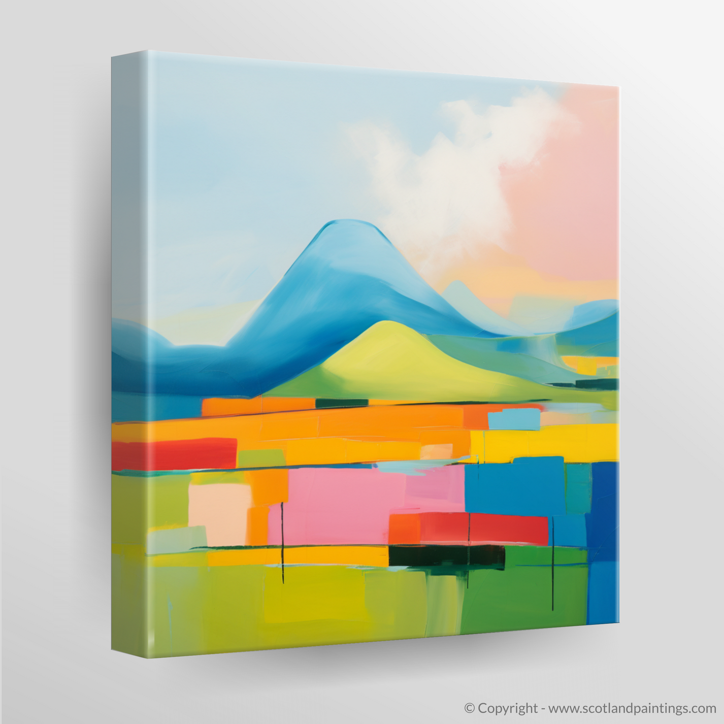 Painting and Art Print of Cruach Àrdrain entitled "Abstract Majesty of ...
