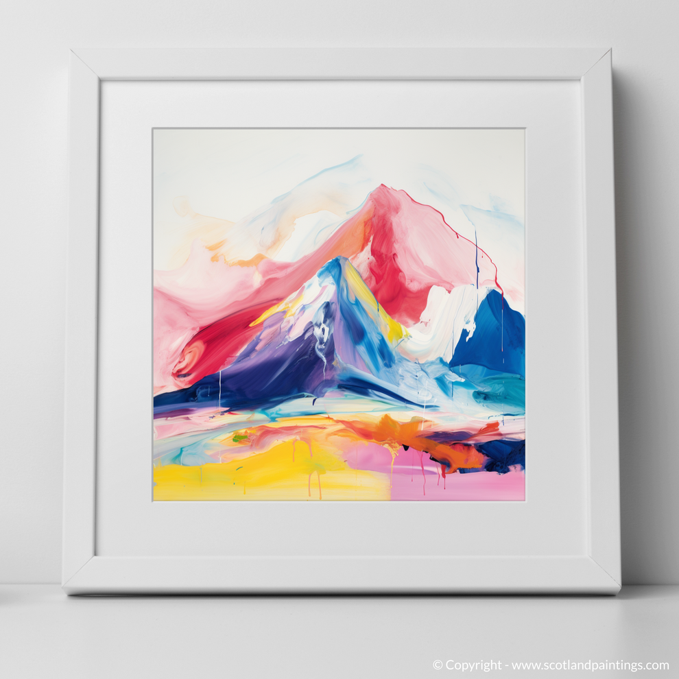 Painting and Art Print of Ben More entitled "Abstract Essence of Ben M ...