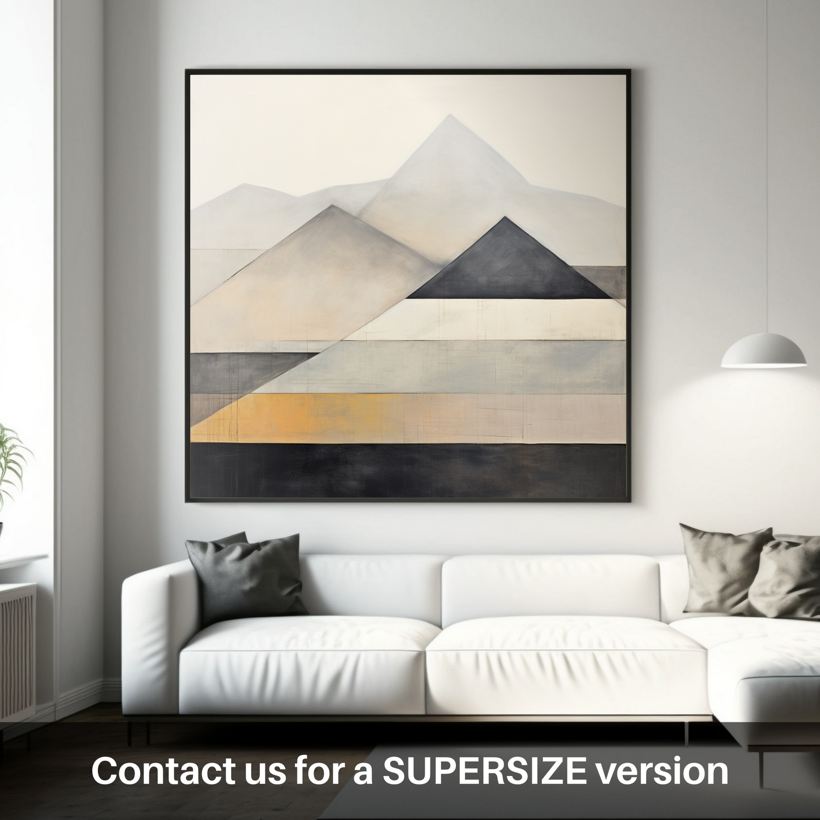 Painting and Art Print of Beinn Dòrain entitled "Abstract Essence of B ...