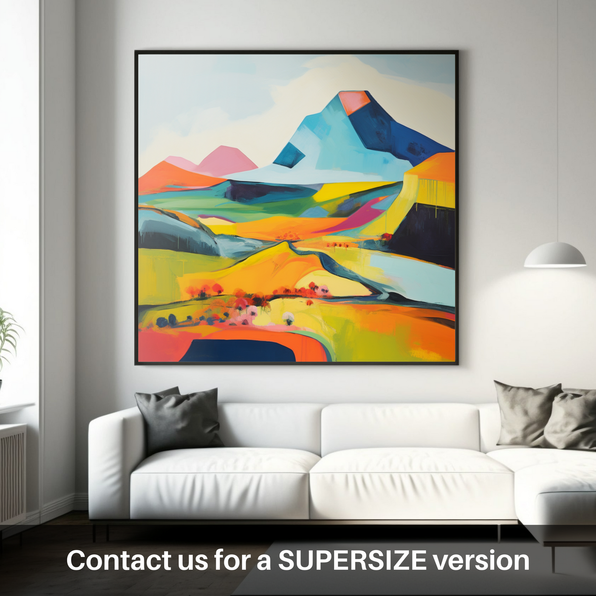 Painting and Art Print of Càrn Gorm entitled "Abstract Impressions of ...