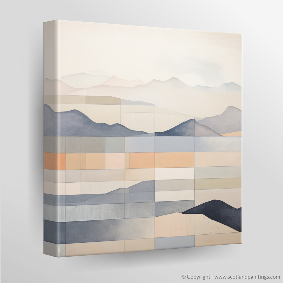 Painting and Art Print of Creag Mhòr (Meall na Aighean) entitled "Abst ...