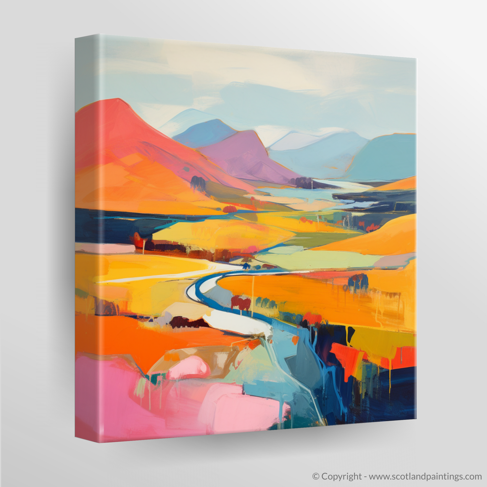 Painting and Art Print of Cruach Àrdrain entitled "Abstract Essence of ...