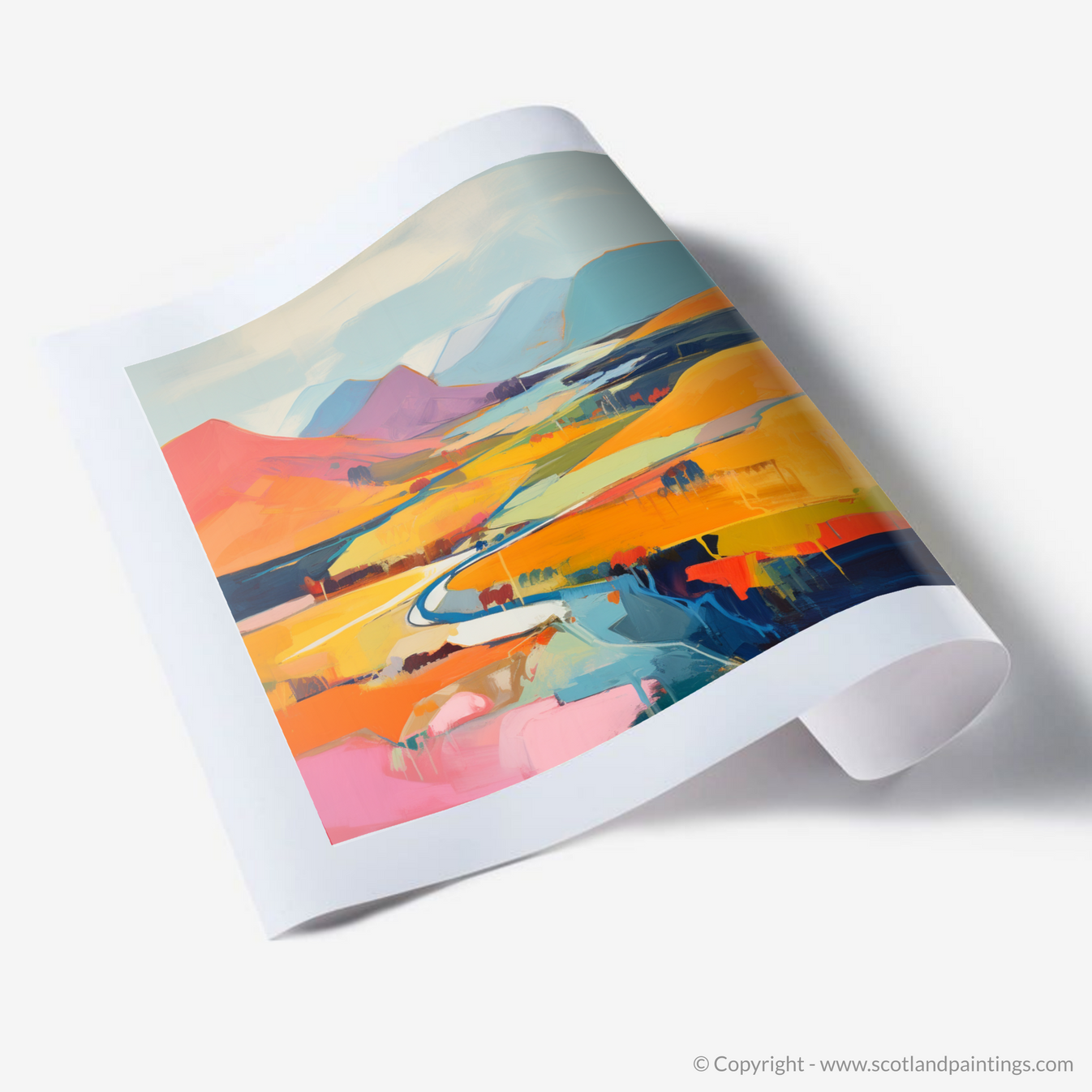 Painting and Art Print of Cruach Àrdrain entitled "Abstract Essence of ...
