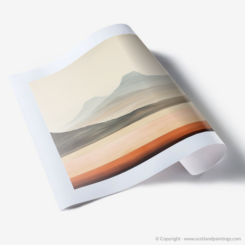 Painting and Art Print of Meall Greigh entitled "Highland Abstraction ...