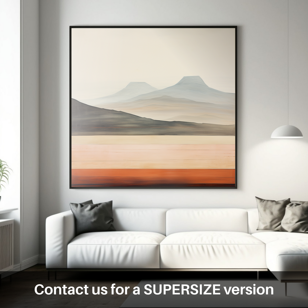 Painting and Art Print of Meall Greigh entitled "Highland Abstraction ...