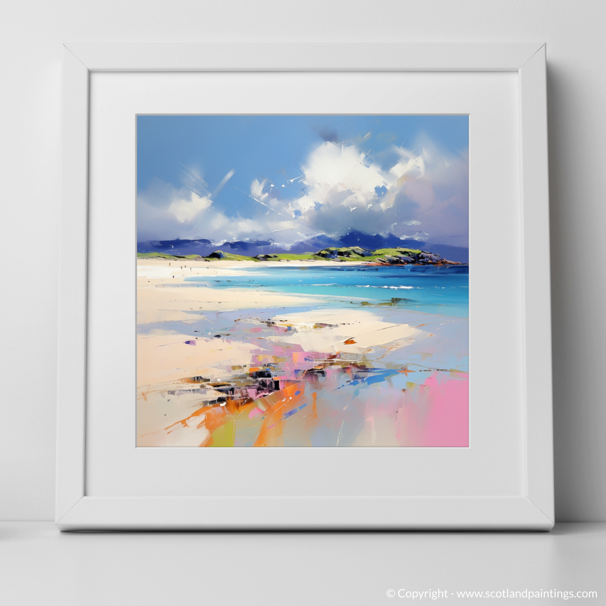 Painting and Art Print of Camusdarach Beach, Arisaig entitled "Camusda ...