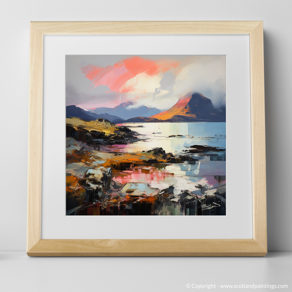 Painting and Art Print of Isle of Rum, Inner Hebrides. Captivating Rum ...