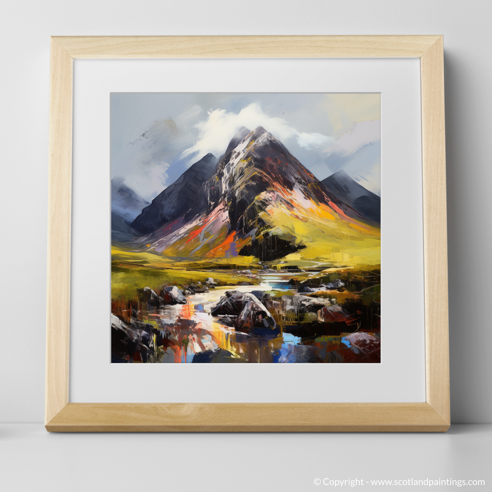 Painting and Art Print of Stob Coire Raineach (Buachaille Etive Beag ...
