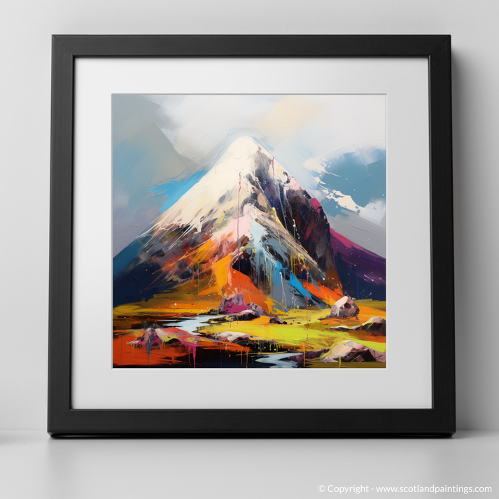 Painting and Art Print of Stob Coire Raineach (Buachaille Etive Beag ...