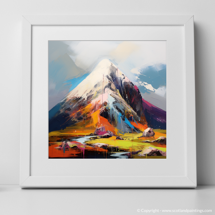 Painting and Art Print of Stob Coire Raineach (Buachaille Etive Beag ...