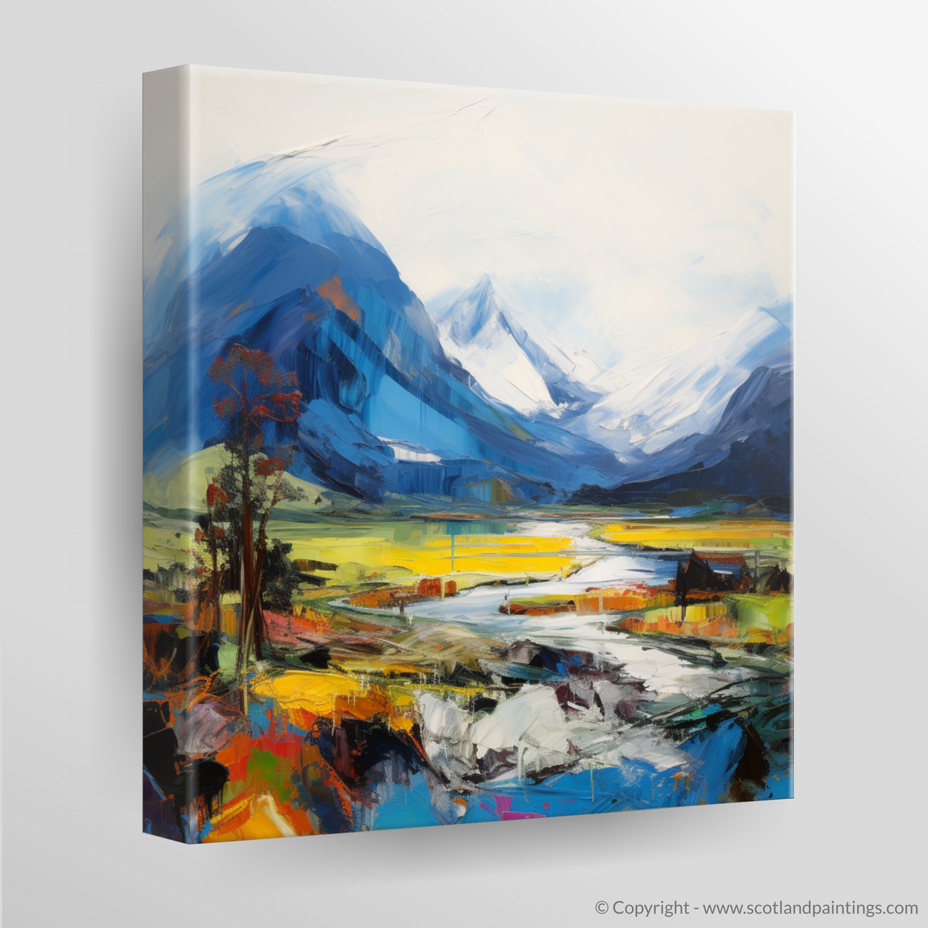 Painting and Art Print of Ben Nevis entitled "The Majesty of Ben Nevis ...