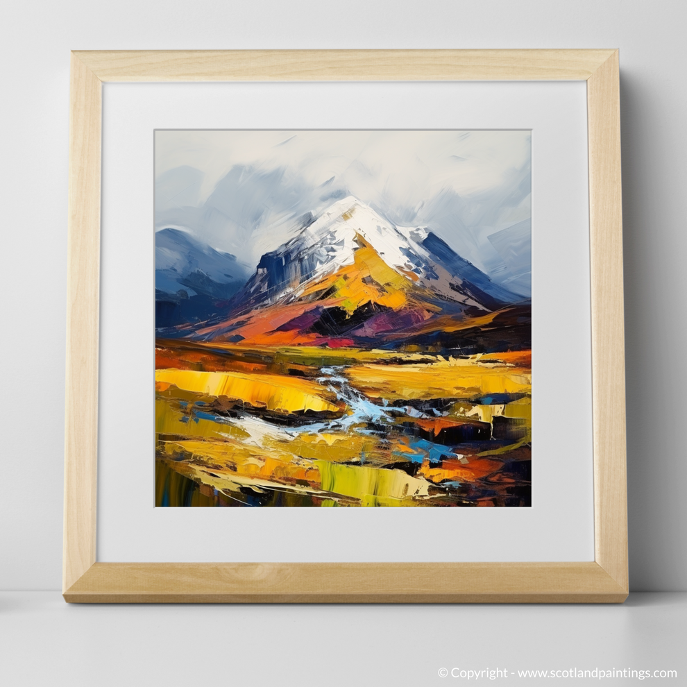 Painting and Art Print of Meall nan Tarmachan entitled "Highland Majes ...