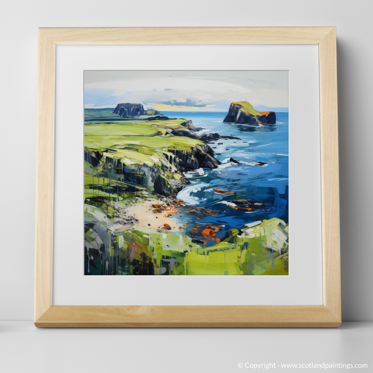 Painting and Art Print of Isle of Islay, Inner Hebrides entitled "Isla ...