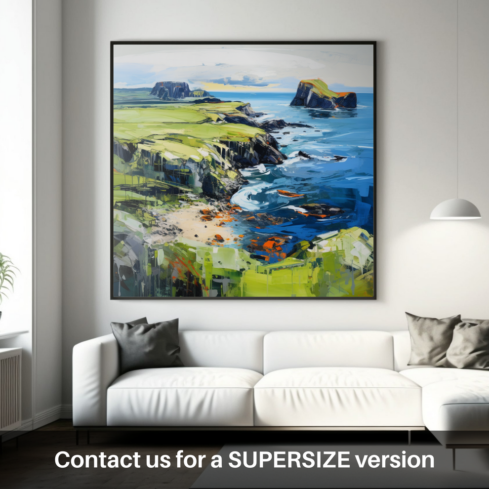 Painting and Art Print of Isle of Islay, Inner Hebrides entitled "Isla ...