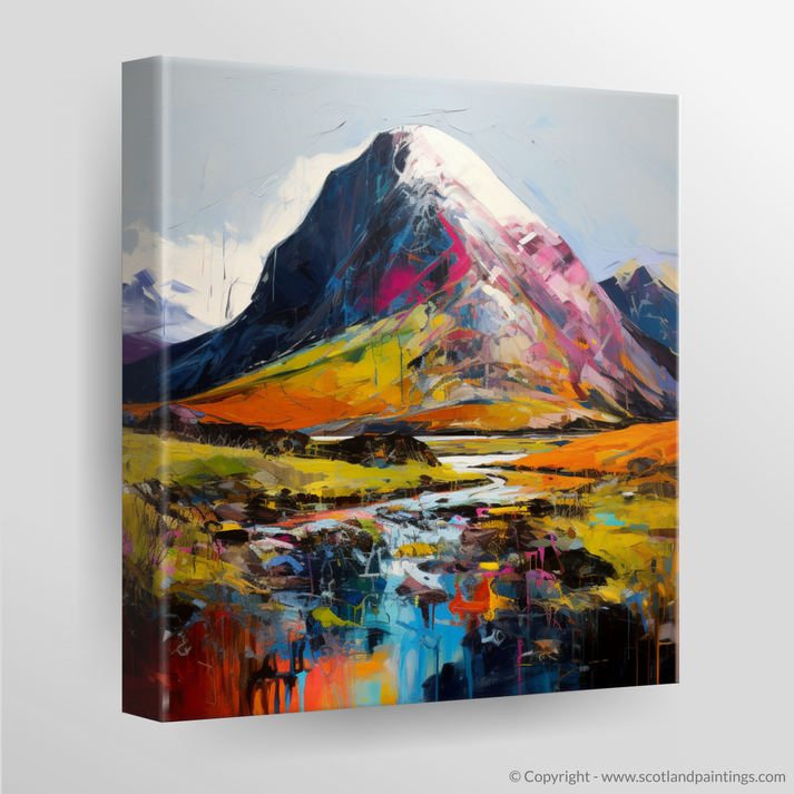 Painting and Art Print of Ben Nevis. Ben Nevis in Expressionist Colour ...