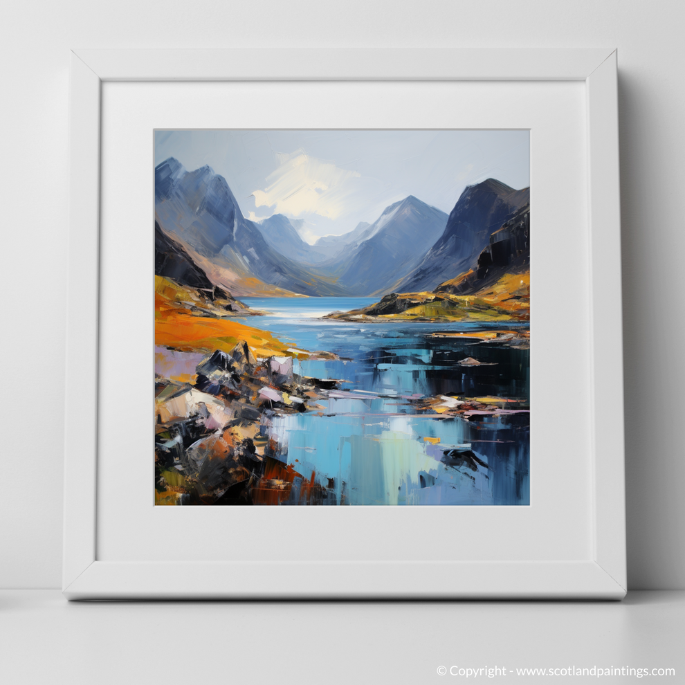 Painting and Art Print of Loch Coruisk, Isle of Skye entitled "Mystic ...
