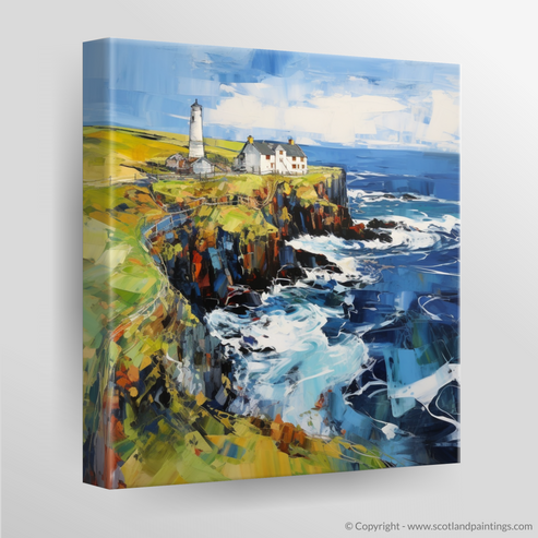 Painting and Art Print of Shetland, North of mainland Scotland entitle ...