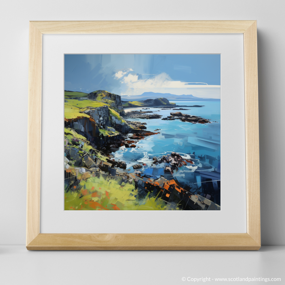 Painting and Art Print of Easdale Sound, Easdale, Argyll and Bute enti ...