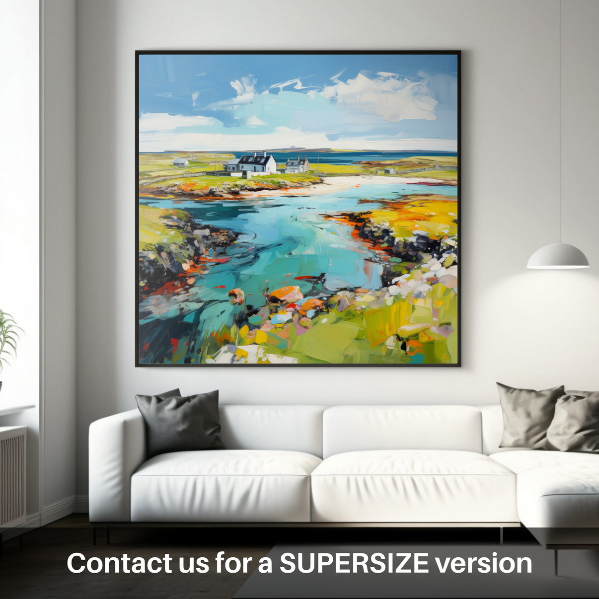 Painting and Art Print of Isle of Tiree, Inner Hebrides entitled "Isle ...