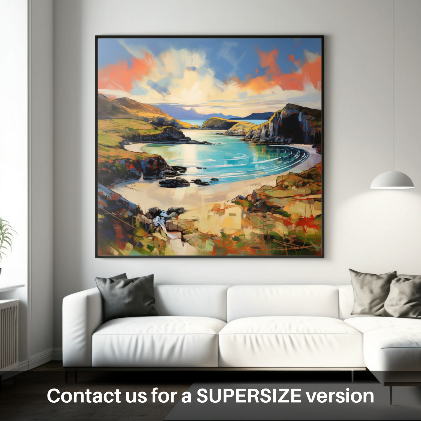 Painting and Art Print of Balnakeil Bay, Durness, Sutherland entitled ...