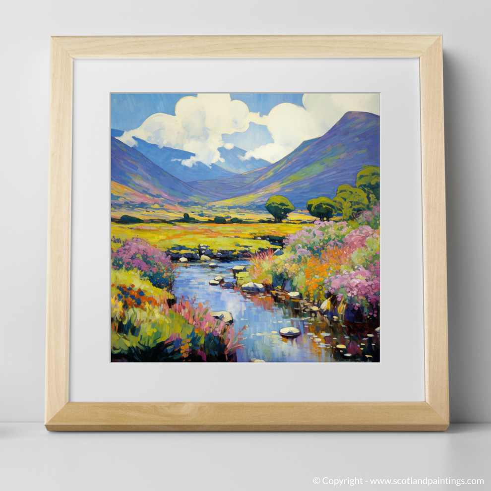 Painting and Art Print of Glen Rosa, Isle of Arran in summer. Summer S ...