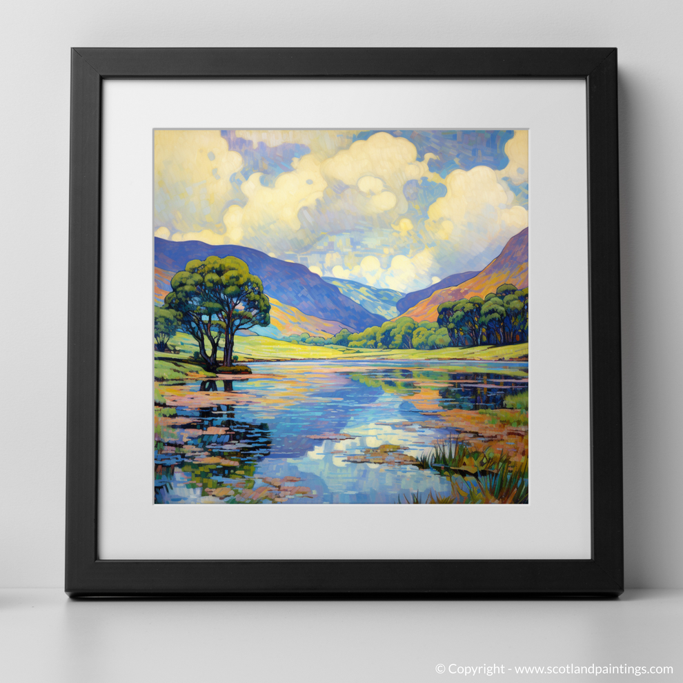Painting and Art Print of Glen Lochay, Perthshire in summer entitled ...