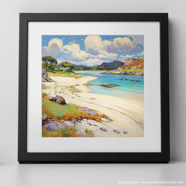Painting and Art Print of Silver Sands of Morar in summer entitled "Su ...
