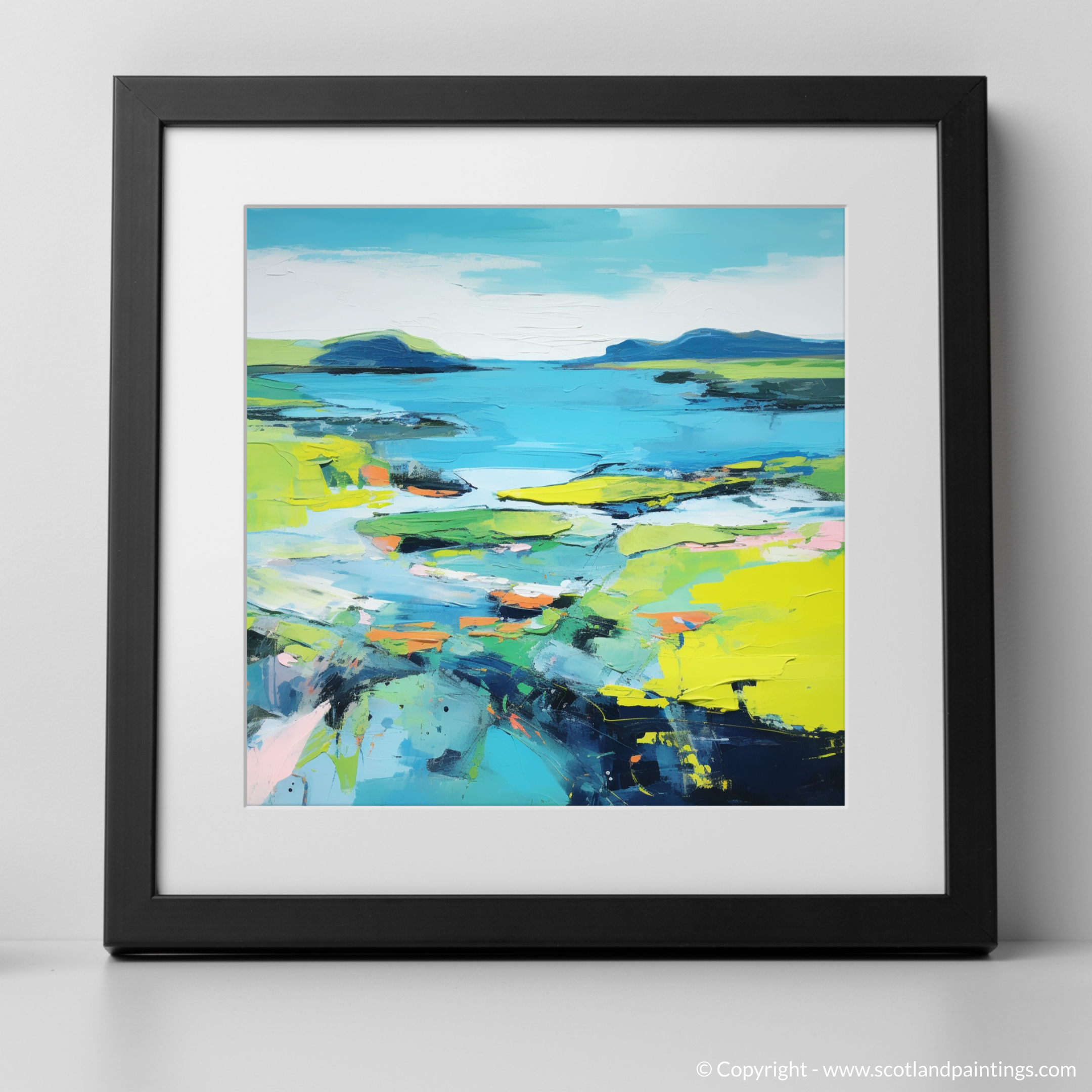 Painting and Art Print of Isle of Ulva, Inner Hebrides in summer entit ...