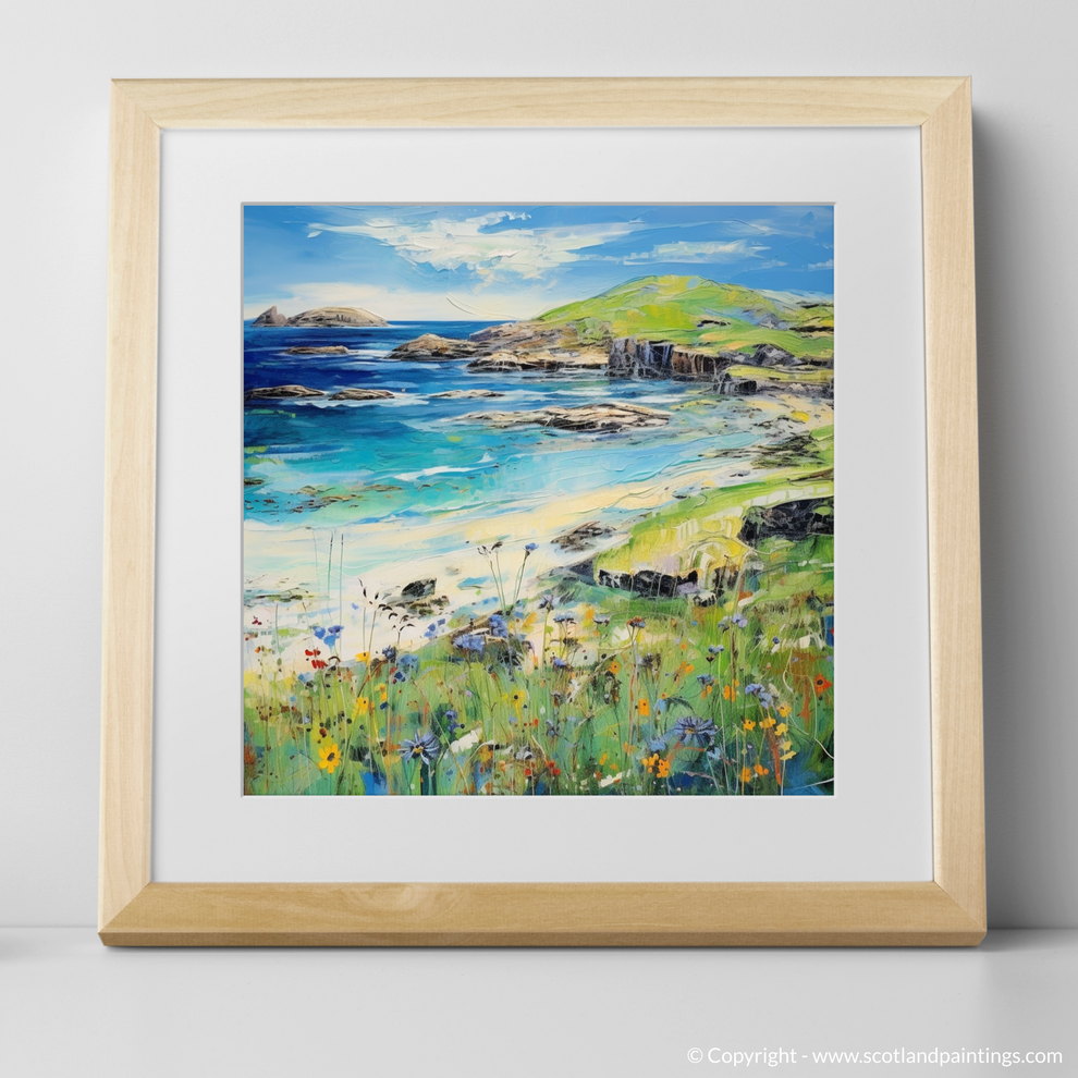 Painting and Art Print of Calgary Bay, Isle of Mull in summer entitled ...