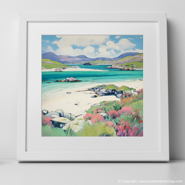 Painting and Art Print of Isle of Harris, Outer Hebrides in summer ent ...