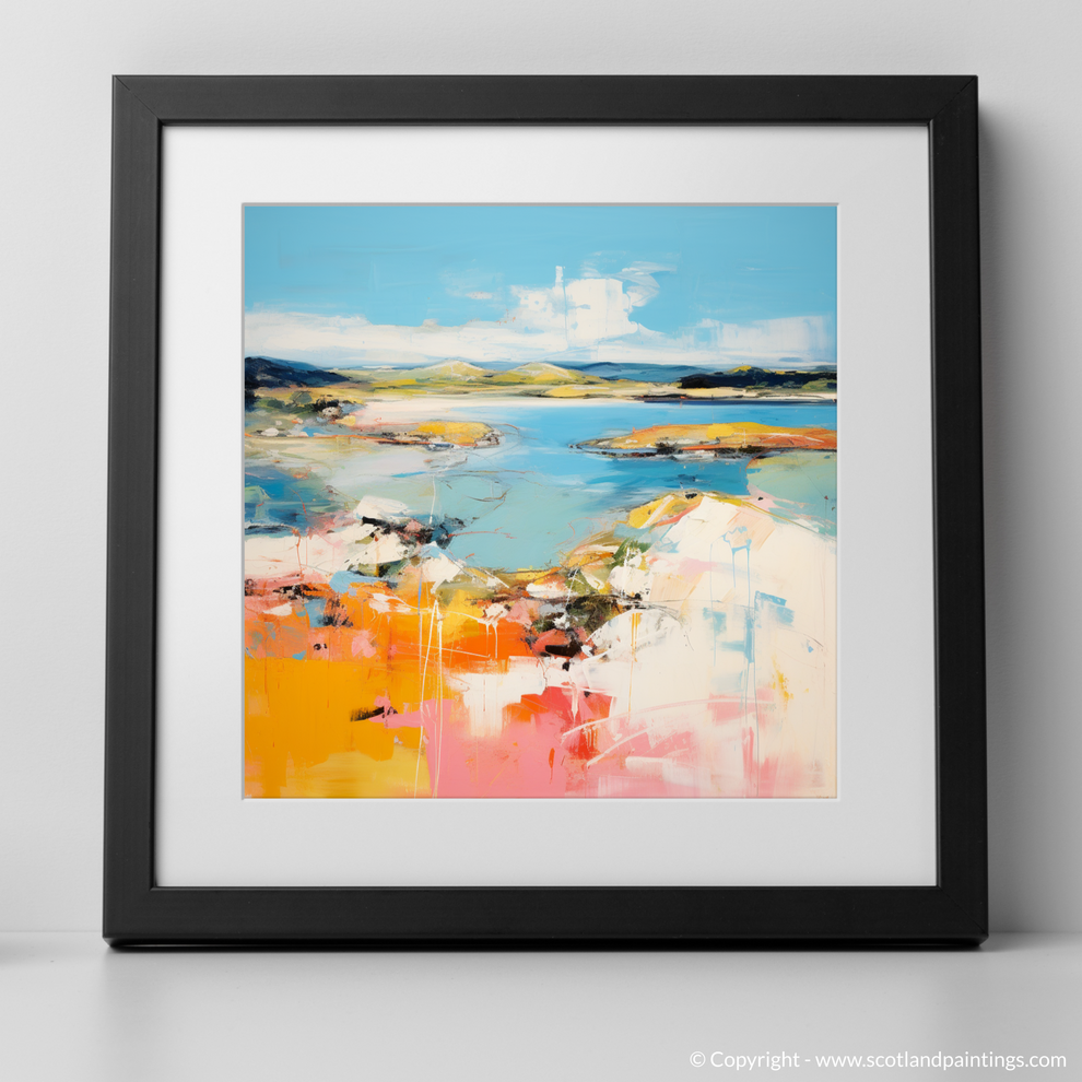 Painting and Art Print of Isle of Gigha, Inner Hebrides in summer enti ...