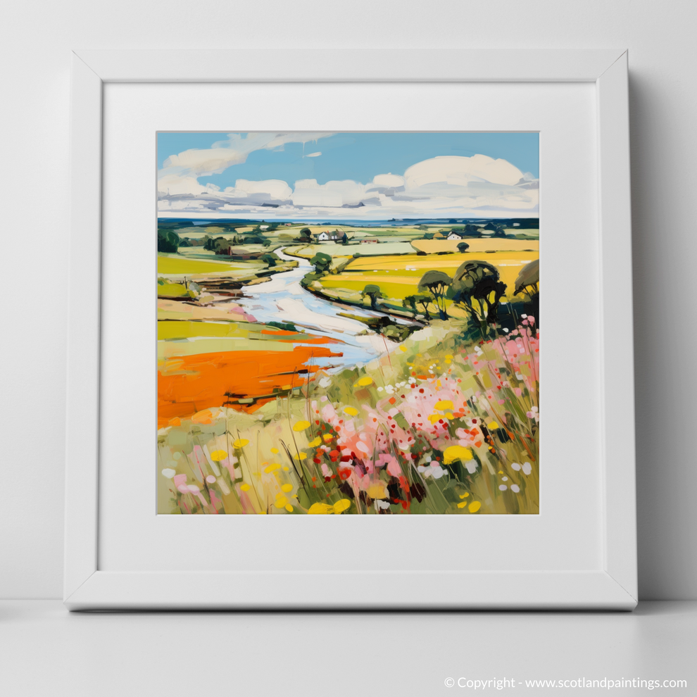Painting and Art Print of Glenesk, Angus in summer entitled "Summer Ab ...
