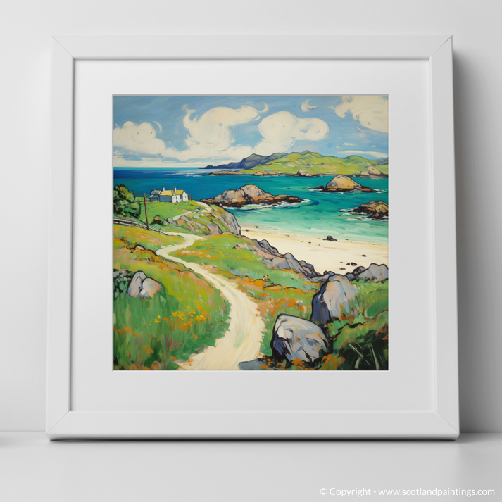 Painting and Art Print of Isle of Iona, Inner Hebrides in summer entit ...