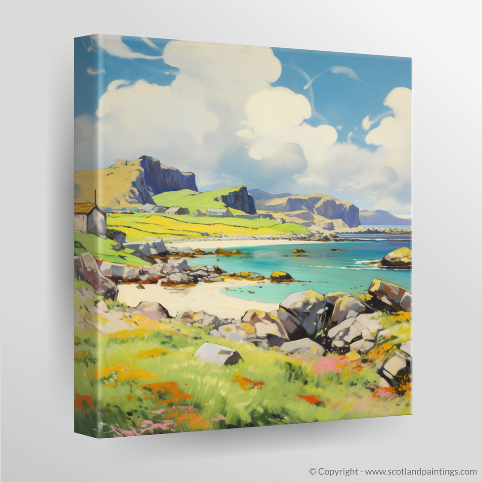 Painting and Art Print of Isle of Mull, Inner Hebrides in summer entit ...