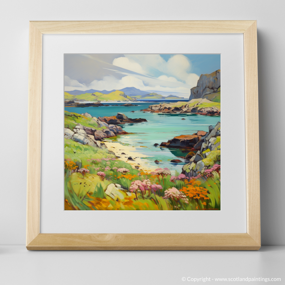 Painting and Art Print of Isle of Mull, Inner Hebrides in summer entit ...