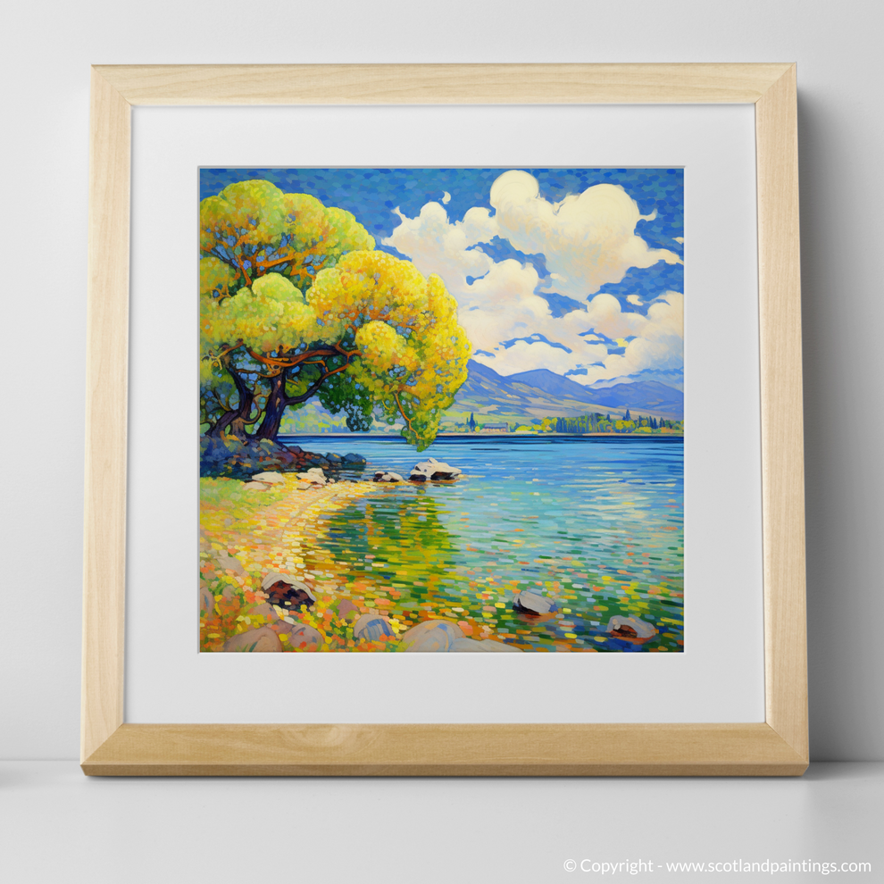 Painting and Art Print of Loch Lomond in summer. Summer Serenade at Lo ...