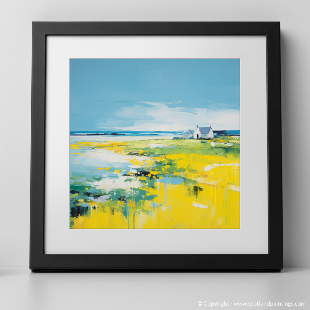 Painting and Art Print of Isle of Tiree, Inner Hebrides in summer enti ...