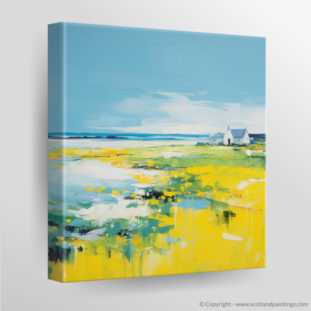 Painting and Art Print of Isle of Tiree, Inner Hebrides in summer enti ...