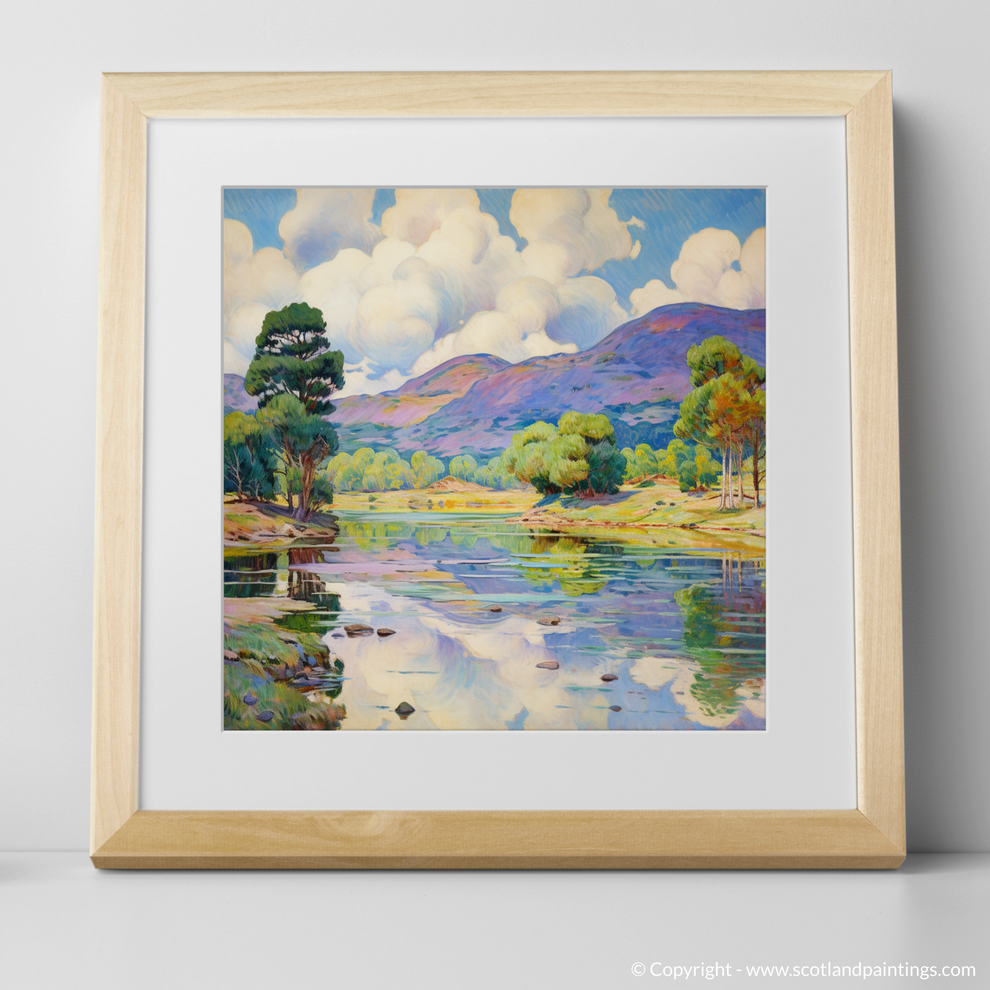Painting and Art Print of Glen Affric, Highlands in summer entitled "S ...