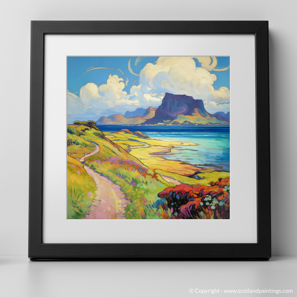 Painting and Art Print of Isle of Eigg, Inner Hebrides in summer entit ...