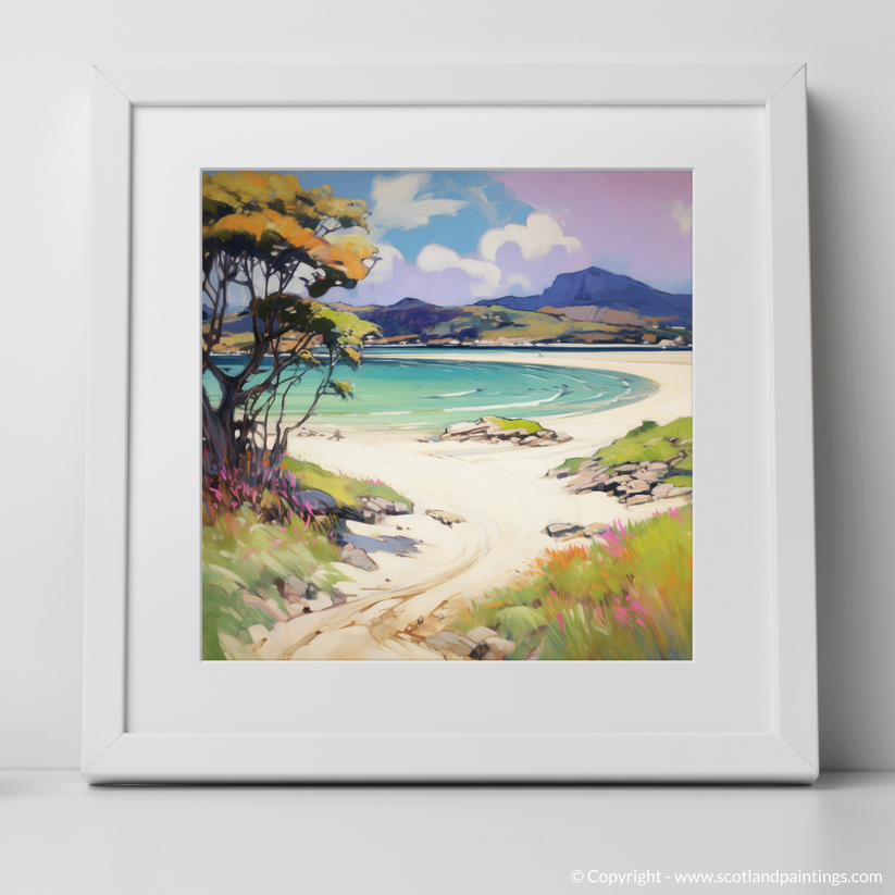 Painting and Art Print of Silver Sands of Morar in summer entitled "Vi ...