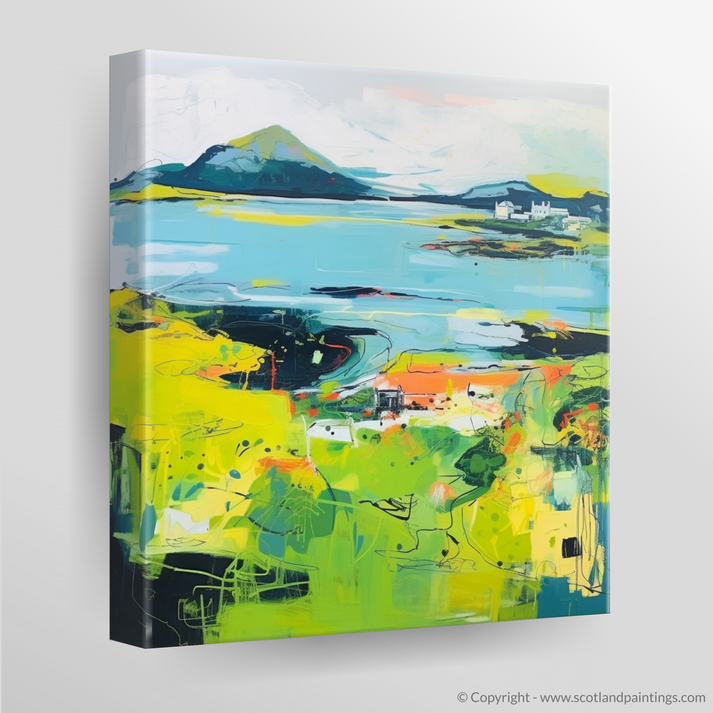 Painting and Art Print of Isle of Ulva, Inner Hebrides in summer entit ...