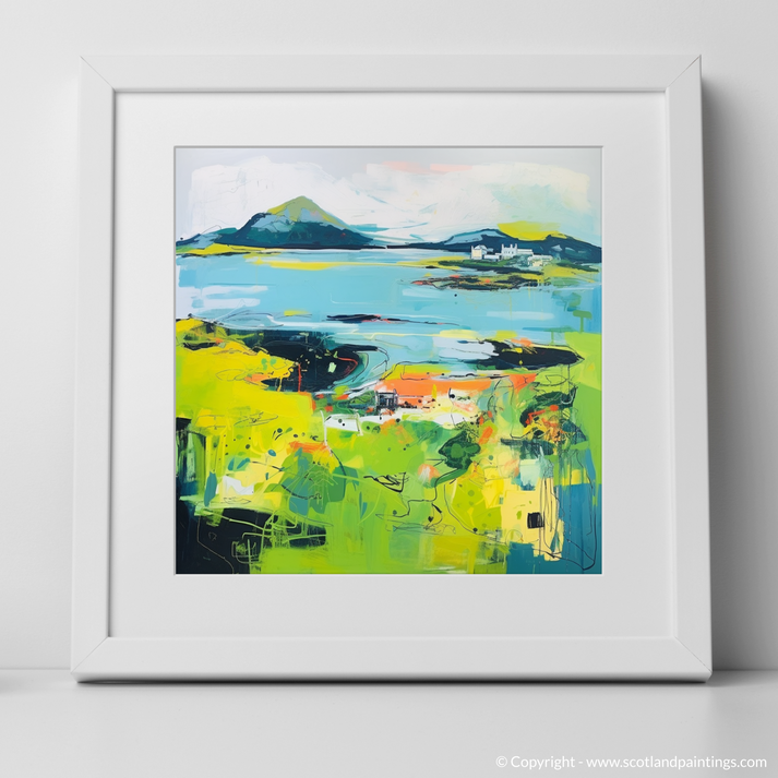 Painting and Art Print of Isle of Ulva, Inner Hebrides in summer entit ...