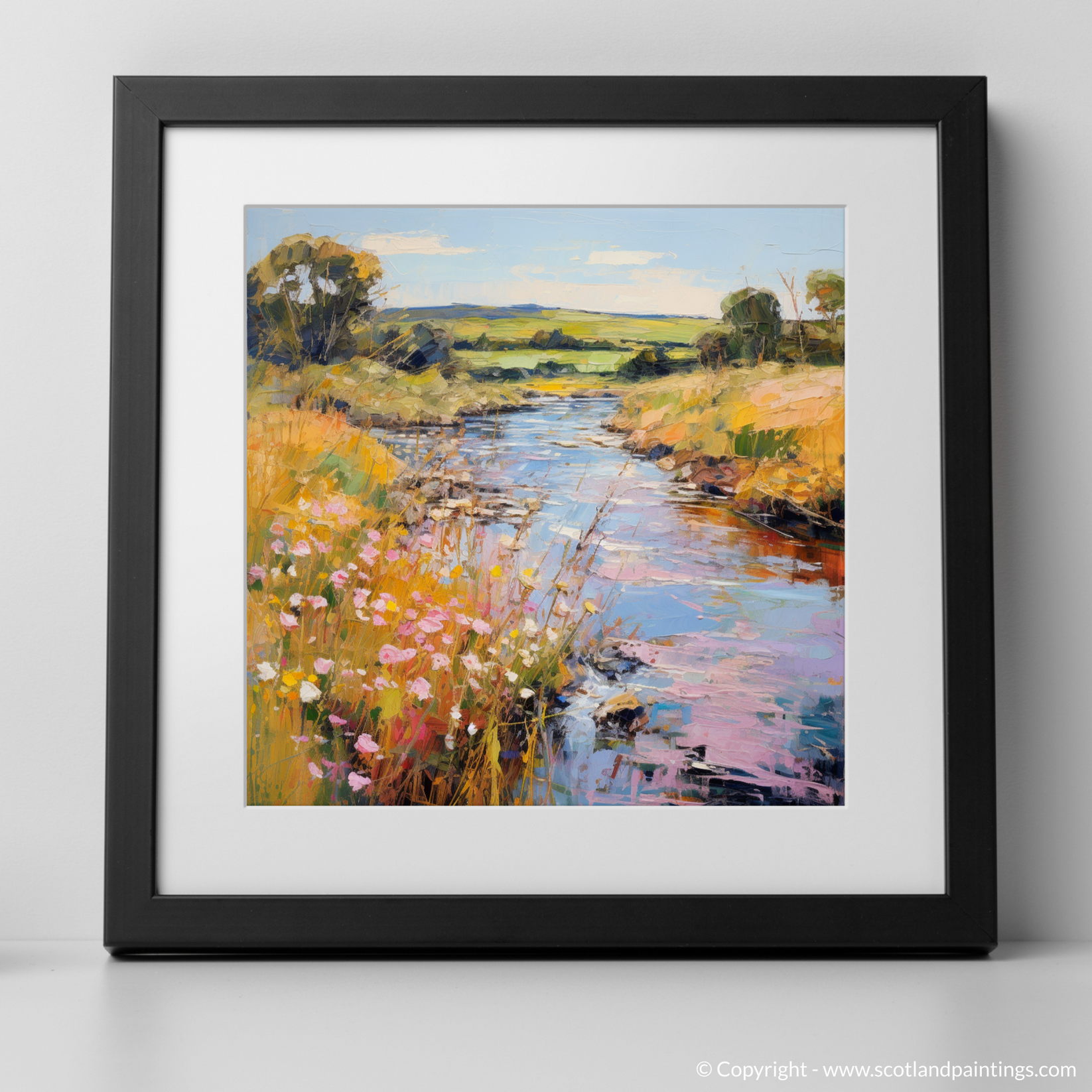 Summer Splendour by the River Don – Scotland Paintings and Art Prints