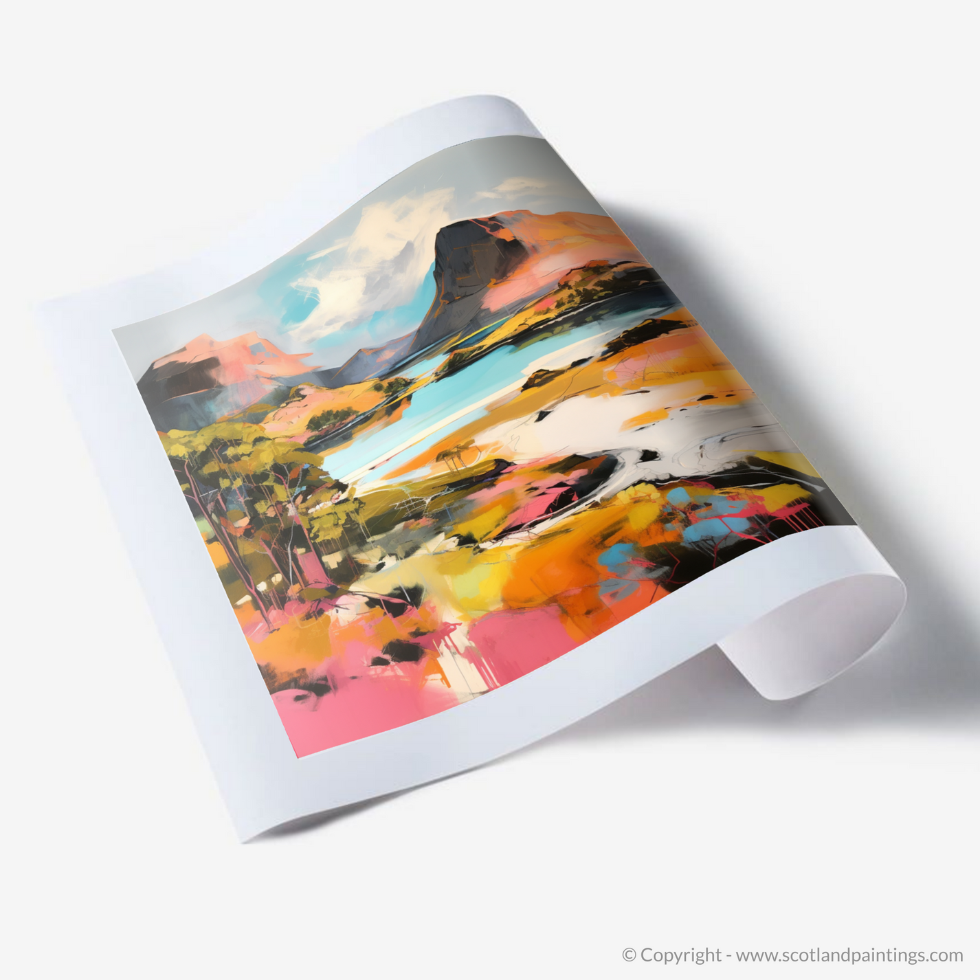 Vibrant Reverie: Loch Maree, Wester Ross in Summer – Scotland Paintings ...