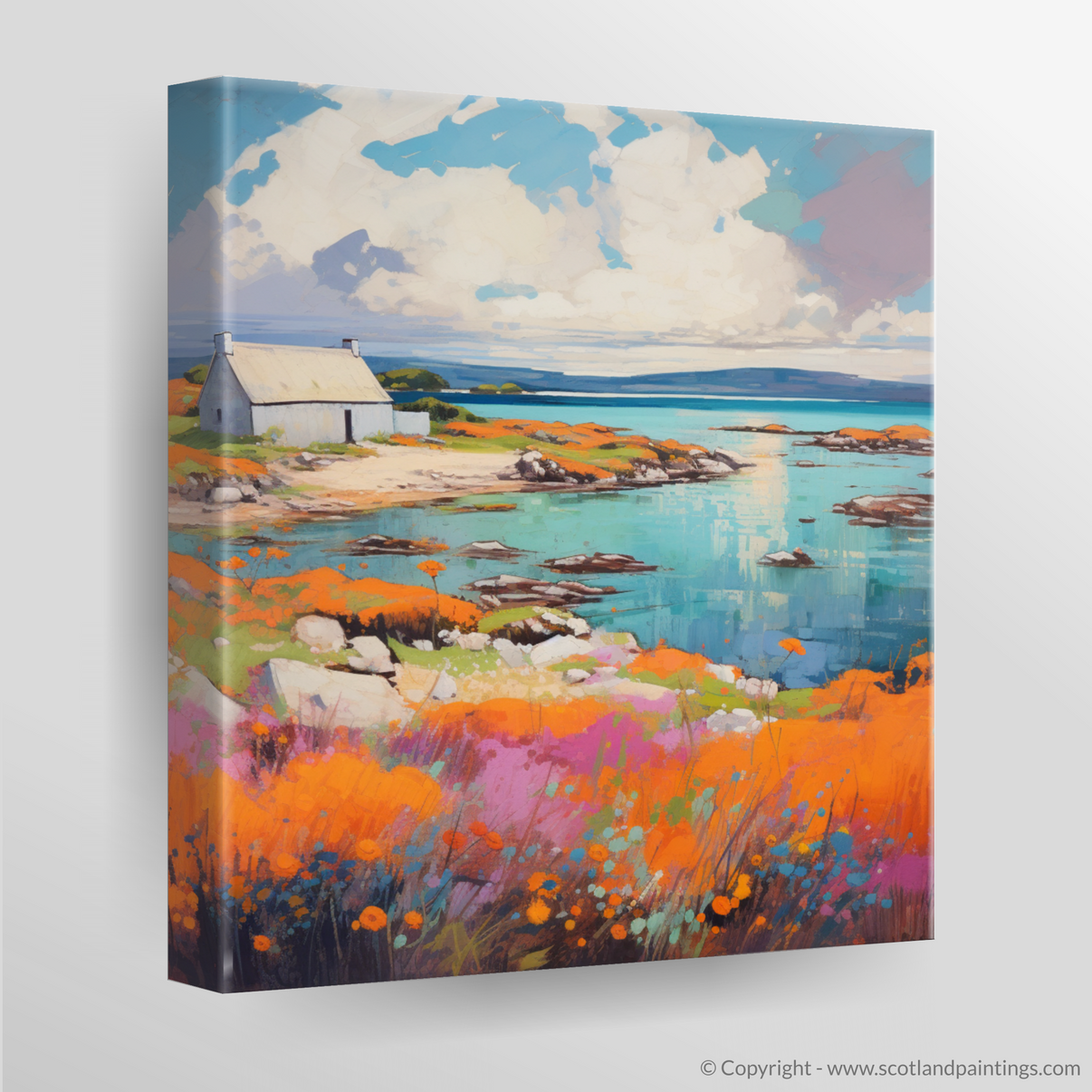 Isle of Jura Summer Serenade in Colour Field Style – Scotland Paintings ...