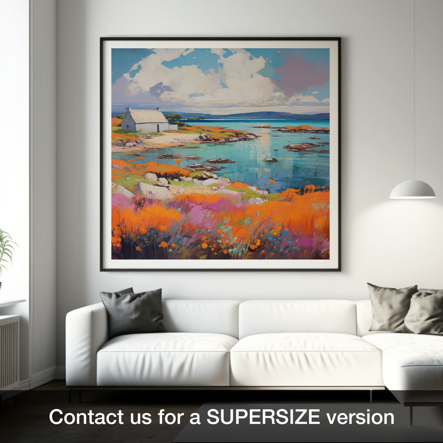 Isle of Jura Summer Serenade in Colour Field Style – Scotland Paintings ...