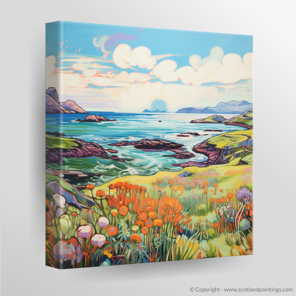 Summer Splendour of Isle of Canna – Scotland Paintings and Art Prints
